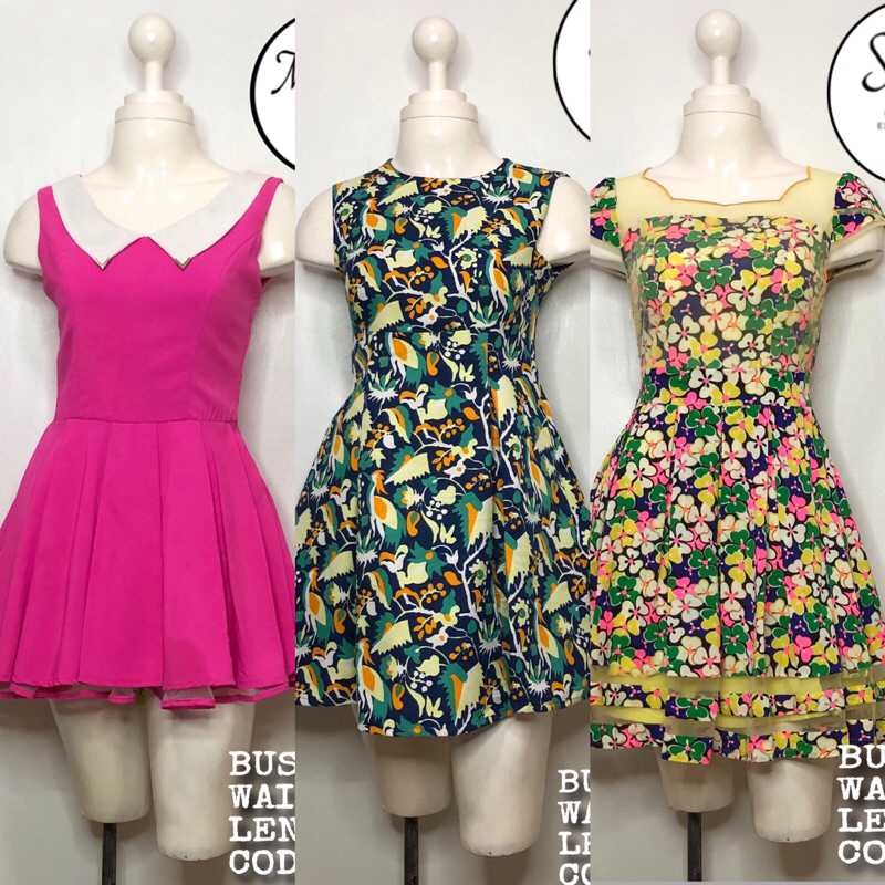 PRELOVED KOREAN MINI DRESS FLORAL | Shopee Philippines