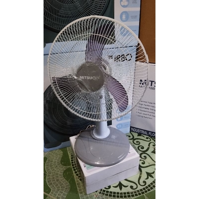 16" MitsuTech desk Fan RTS item with dents Brandnew | Shopee Philippines
