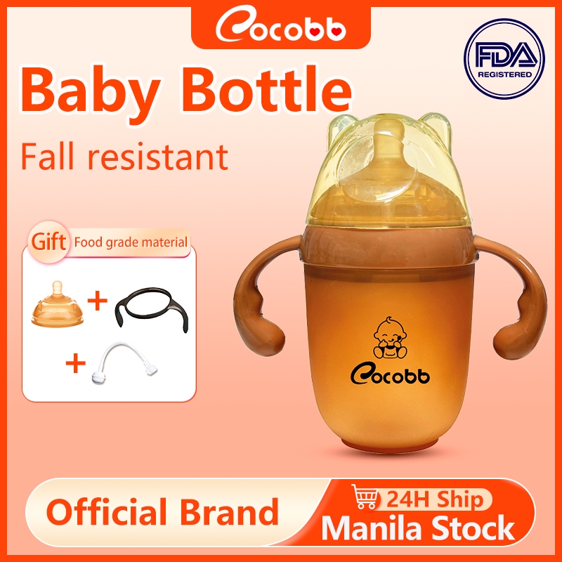 COCOBB FDA-Certified Silicone Weaning Bottle - Wide-Mouth Nursing With ...