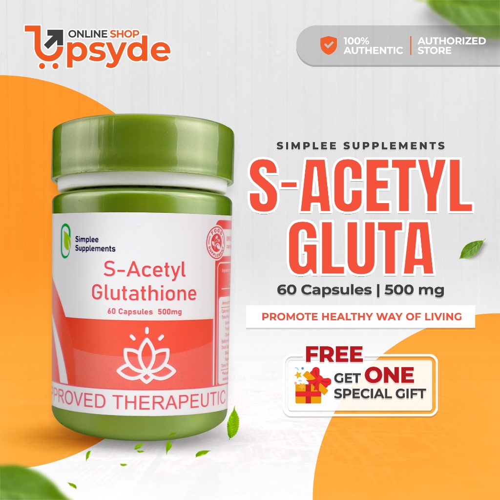 Simplee S-Acetyl Glutathione Supplement | Shopee Philippines