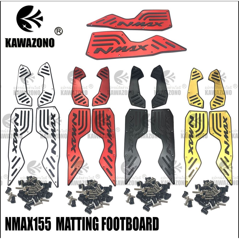 YAMAHA NMAX155 V2 2020 FOOTREST STEP BOARD ALLOY MATTING FOOTBOARD FOR ...