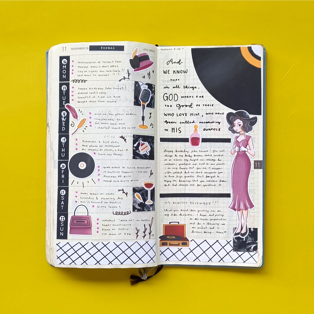 Way Out 60s Hobonichi Kit for Hobonichi Weeks | HW048 HW049 HW050 HW051 ...
