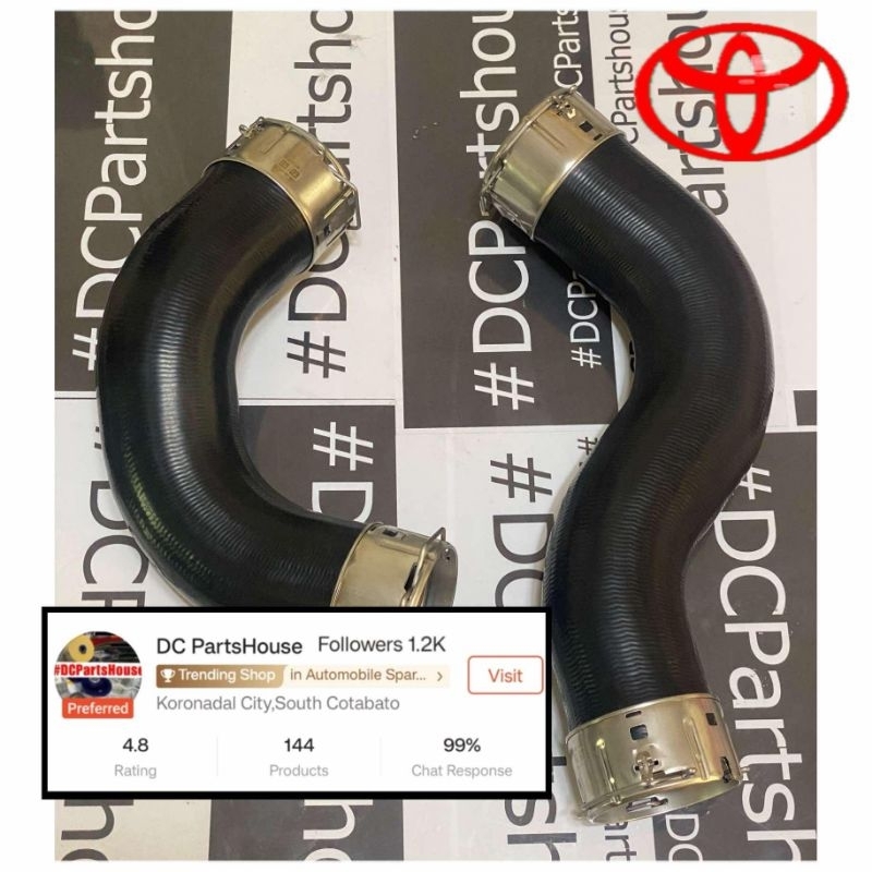Toyota Intake/Turbo Hose 1GD 2GD | HILUX FORTUNER INNOVA 2020-2023 ...