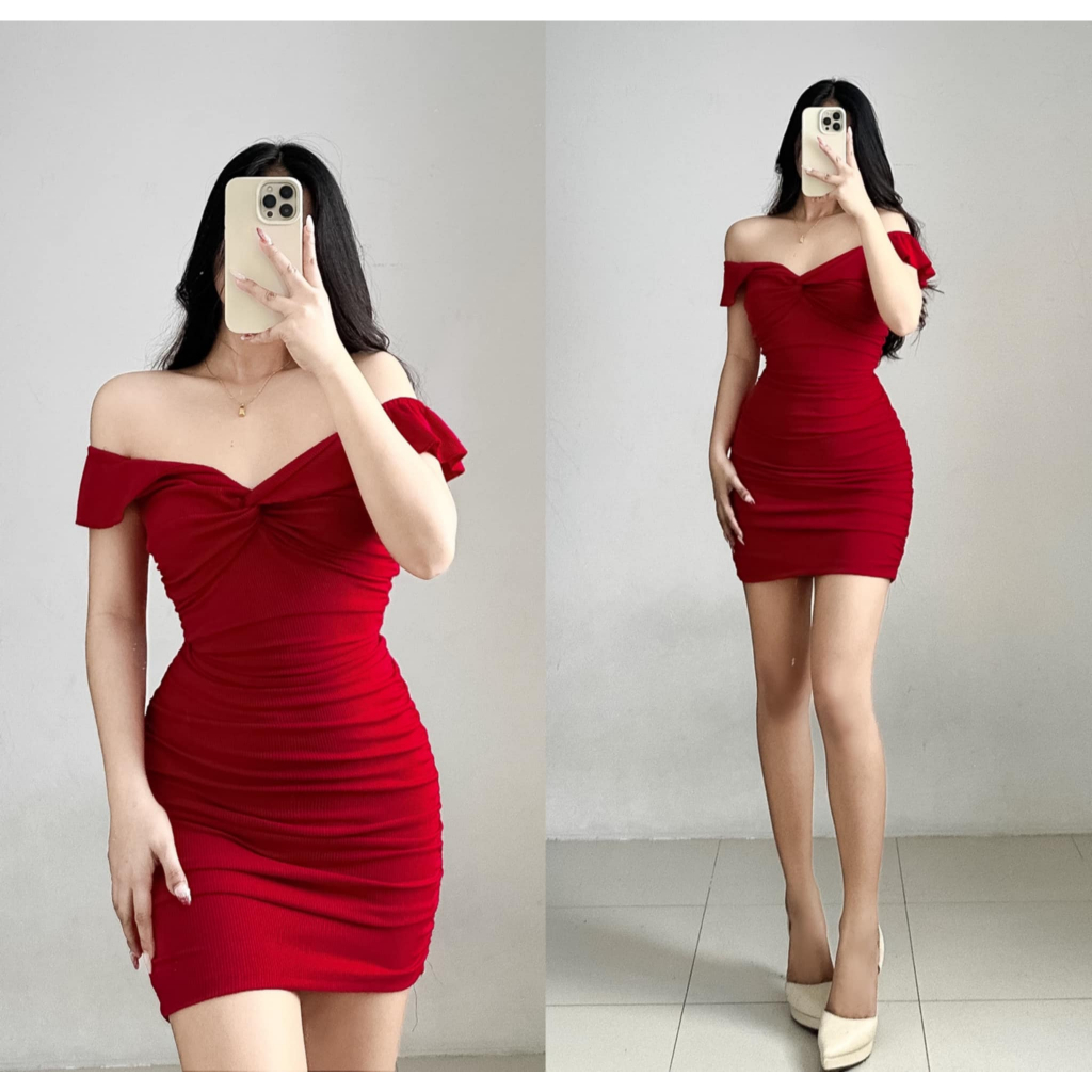 DBS KAI Bodycon Garter Dress Stretch Cotton Knit Fabric Small to Semi ...