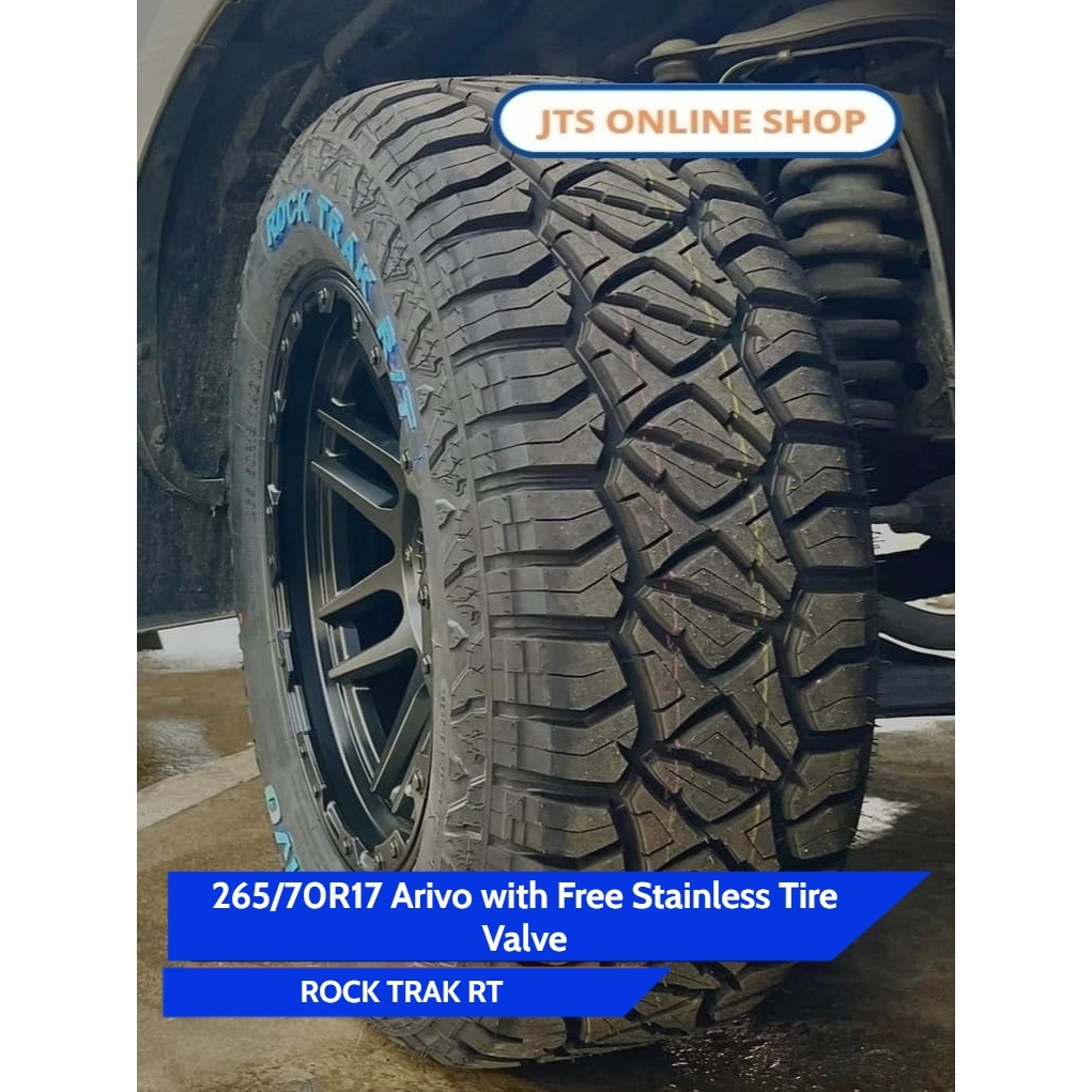 265/70R17 Arivo Rock Trak RT with Free Stainless Tire Valve | Shopee ...