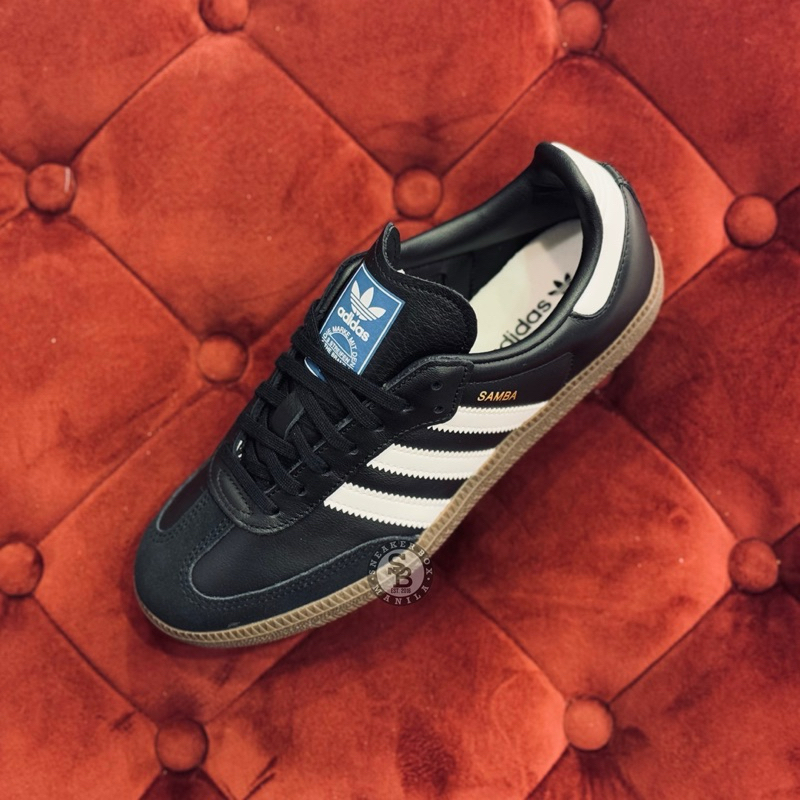 SNEAKER BOX MANILA WMNS SAMBA OG BLACK WHITE GUM SIZE 5,5.5W LEGIT ...