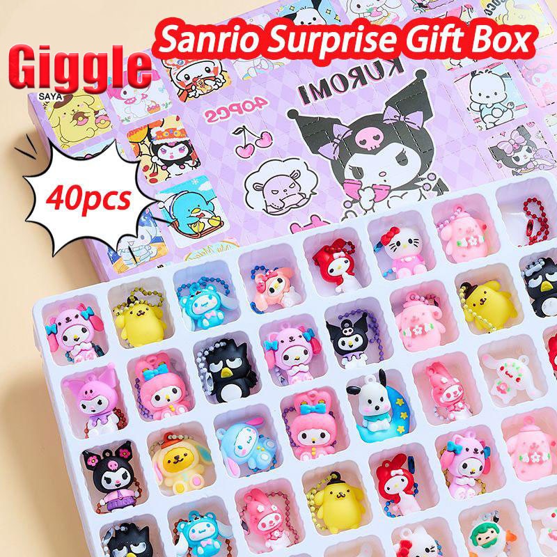 Hidden Box 40Pcs Sanrio Surprise Gift BoxSanrio Doll Pendant Keychain ...