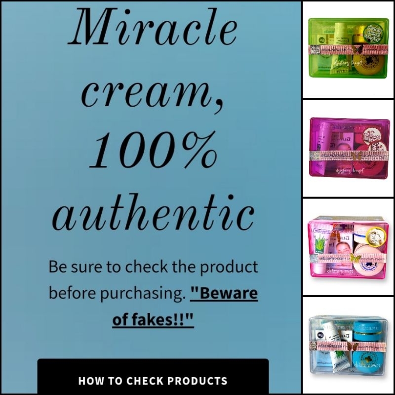 MIRACLE FACIAL CREAM SET ACNE AND WHITENING CREAM | Shopee Philippines
