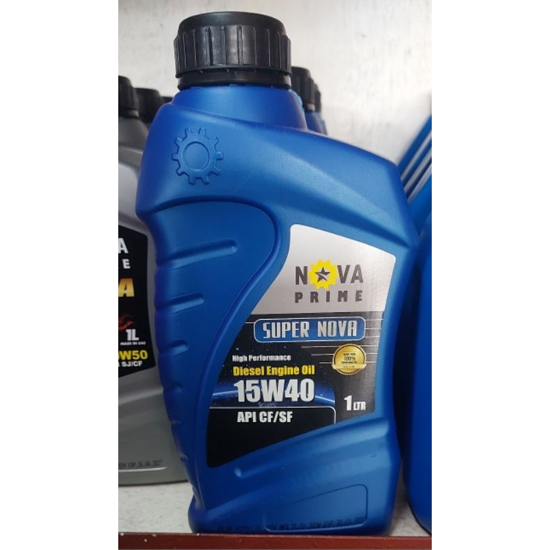 15W40 1LTR API CF/SF DIESEL ENGINE OIL NOVA PRIME | Shopee Philippines