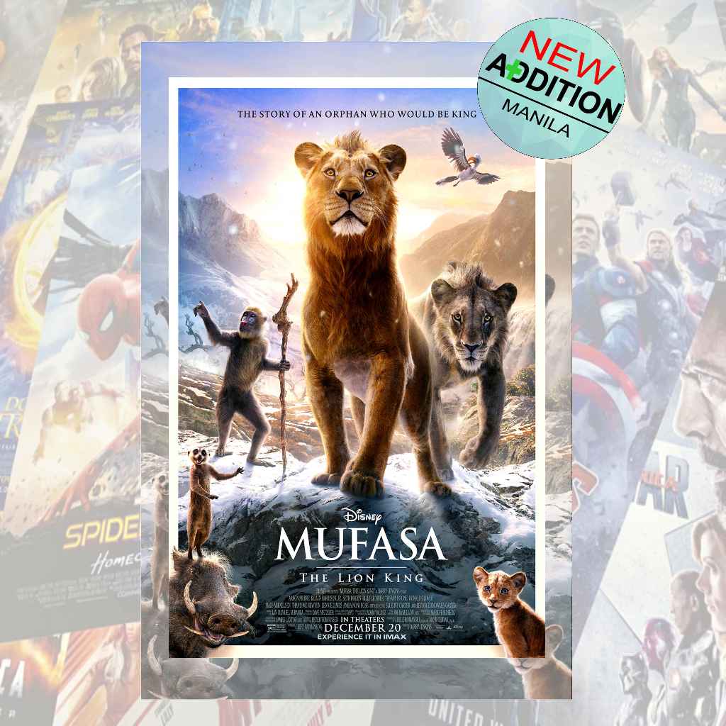 MUFASA The Lion King Large Glossy Poster | Shopee Philippines