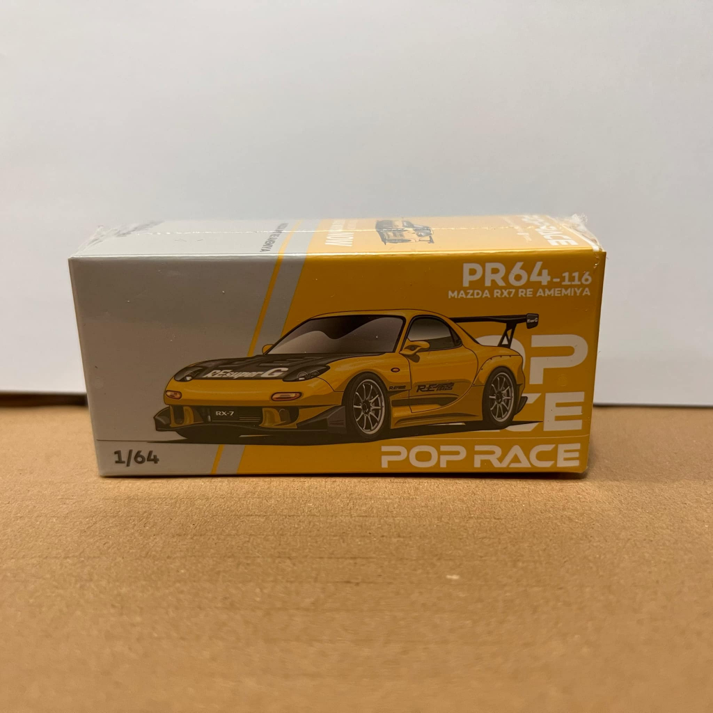 Pop Race PR64-116 Mazda RX7 Re Amemiya (Yellow) Sealed DIECAST | Shopee ...