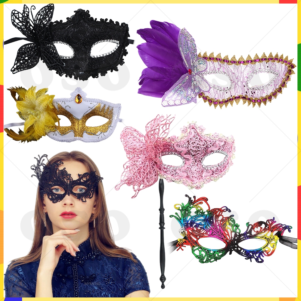 Fashion Venetian Masquerade Mask Butterfly Glitter Women Girls Sexy Fox ...