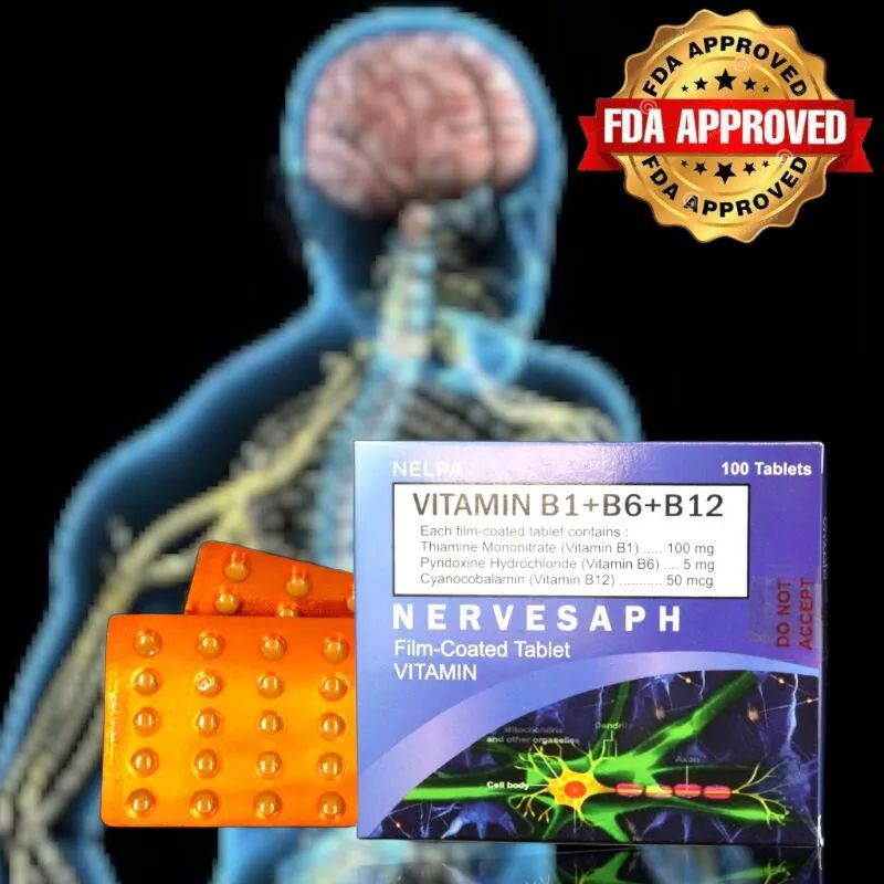 Nervesaph Vitamin B1+B6 + B12 | Shopee Philippines
