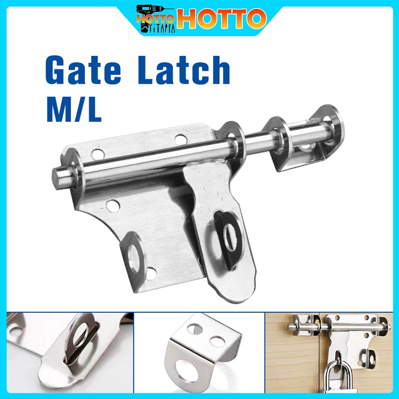 6 Inch Stainless Steel Sliding Bolt Gate Latch Barrel Bolt Latch ...