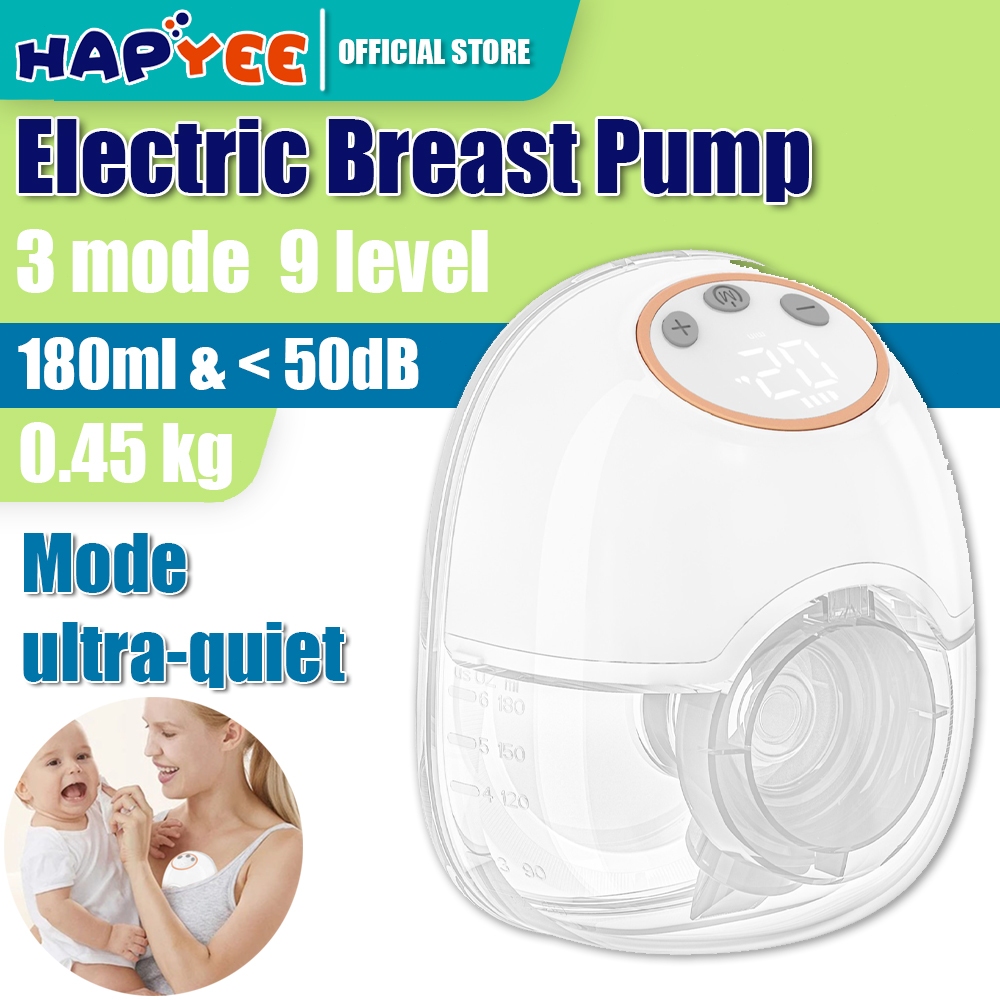 HAPYEE Wearable Electric Breast Pump Electric Wireless Pump For ...