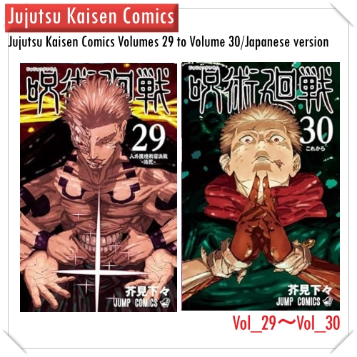 Jujutsu Kaisen Comics volumes 29 to volumes 30/ This is a Japanese ...