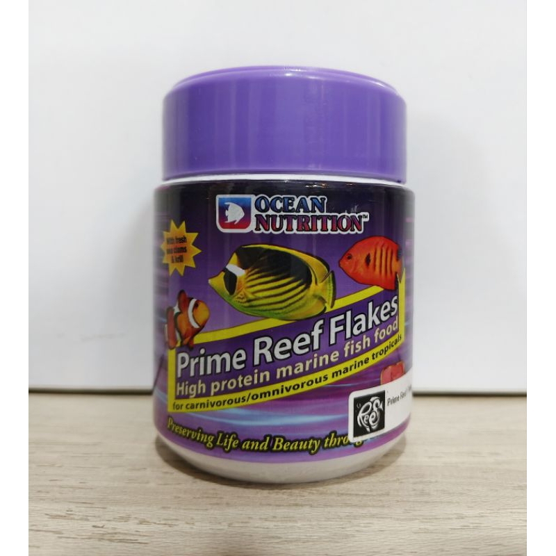 Ocean Nutrition Prime Reef Flakes High Protein Marine Fish Food 34g ...