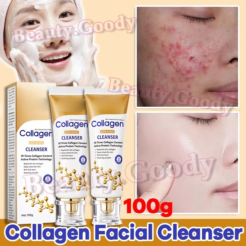 Collagen Cleanser Whitening Facial Wash Anti Acne Remove Melasma Oil ...