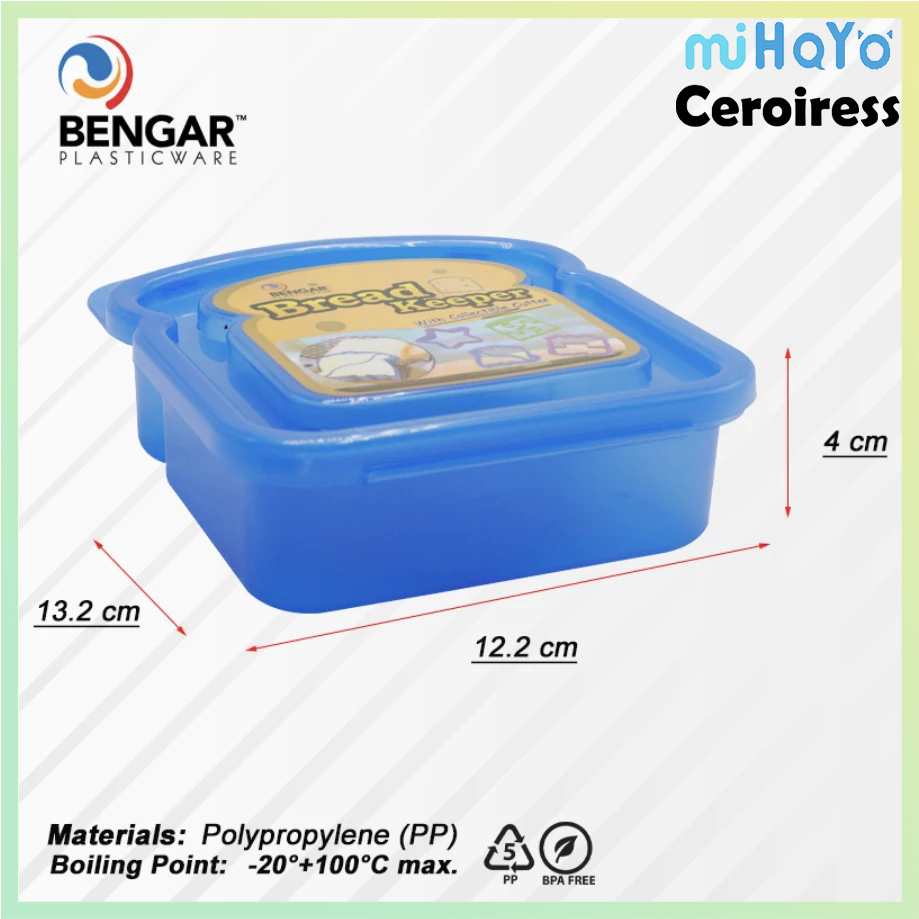 Bengar - B-97-Food Storage Bread Kitchenware Random Cutter Designs ...