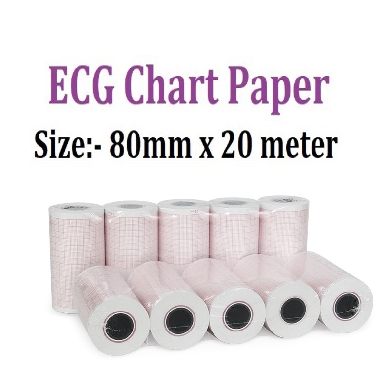 5 Rolls 80MM*20M Thermal Printer paper for ECG EKG monitor ...