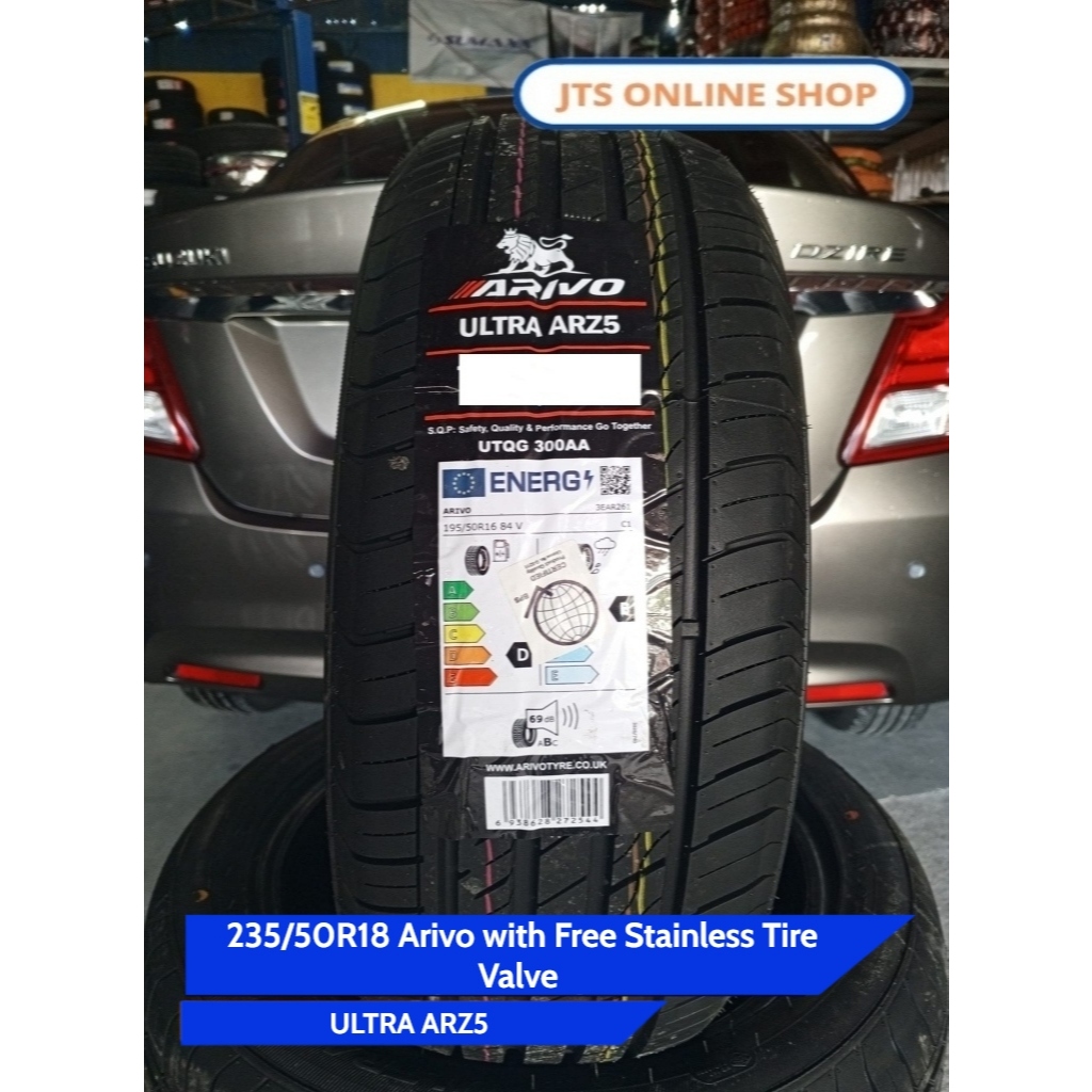 235/50R18 Arivo Ultra ARZ5 With Free Stainless Tire Valve (PRE-ORDER) | Shopee Philippines