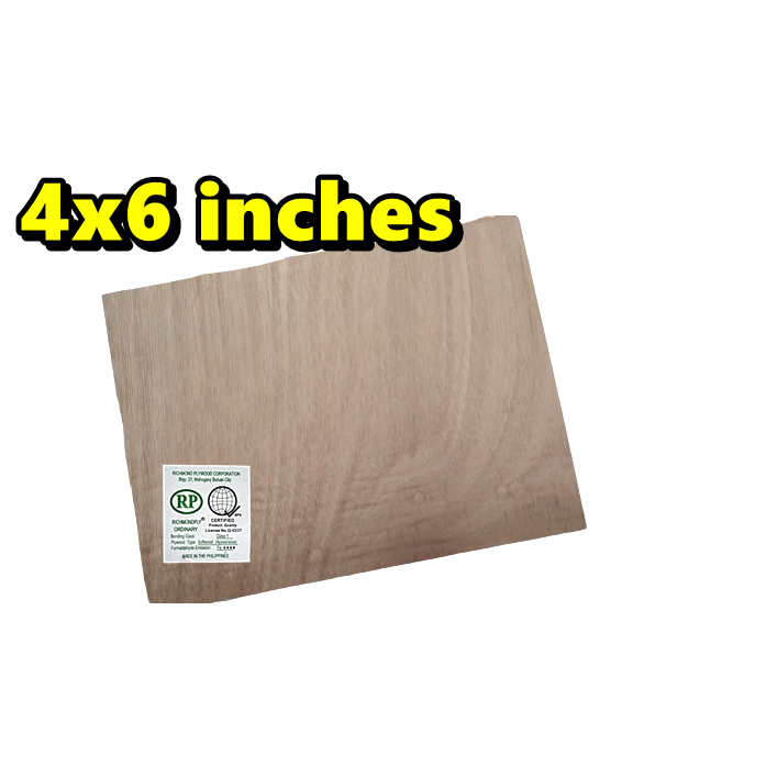 4x6 INCHES ordinary / marine plywood / plyboard replacement board for ...