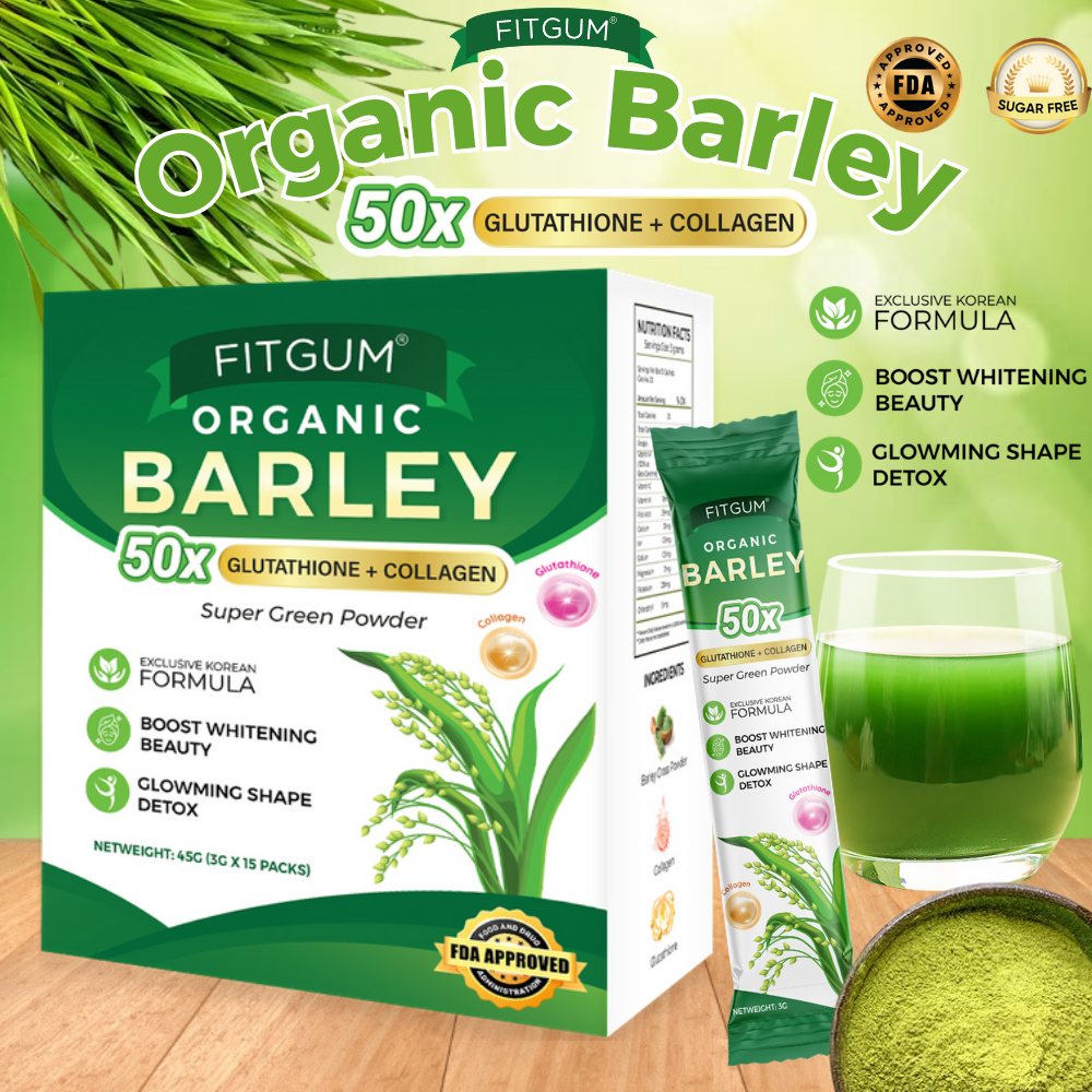 FITGUM Organic Barley Original for Slimming Body Barley Powder ...
