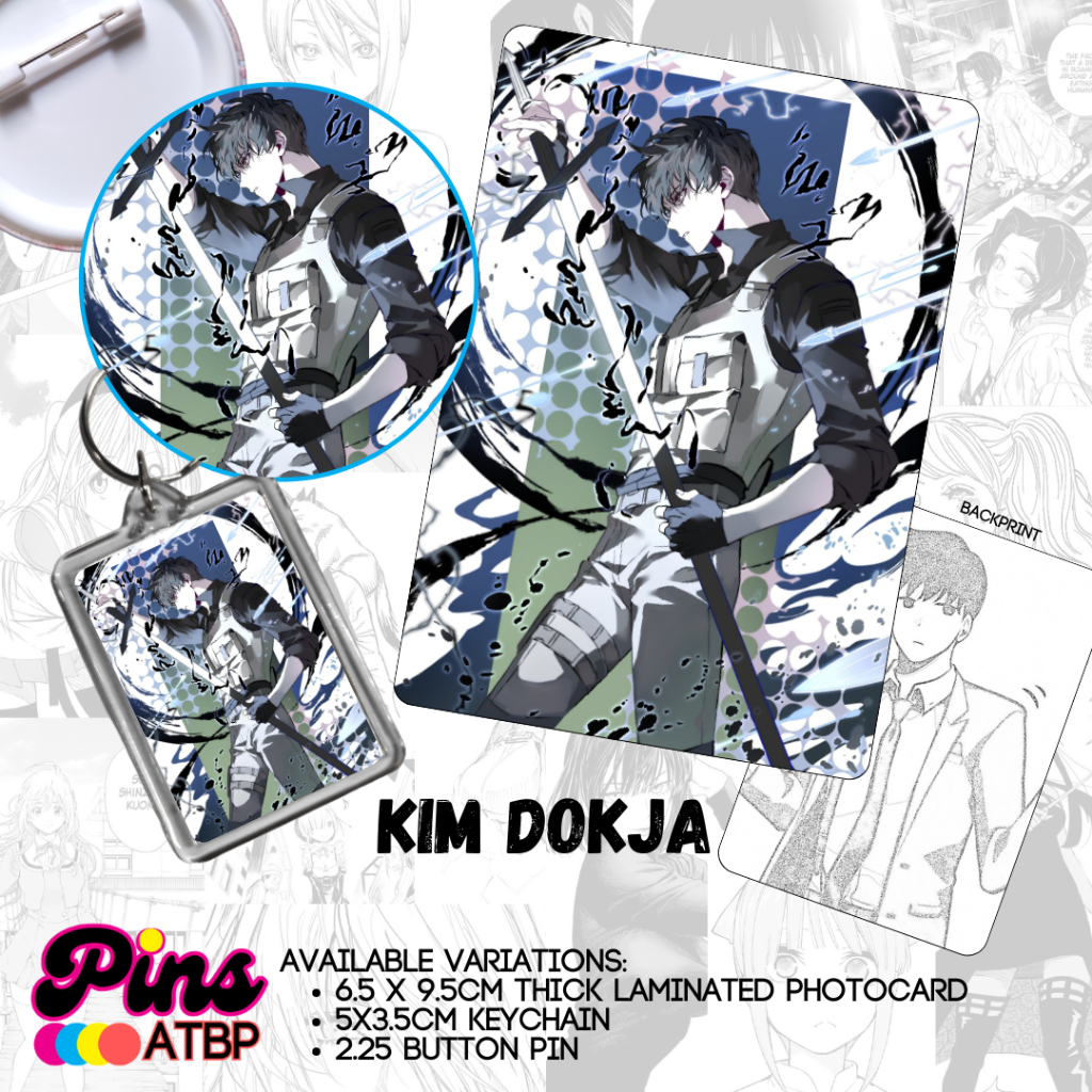 Kim Dokja Omniscient Reader's Viewpoint Anime Collectible Photocard ...