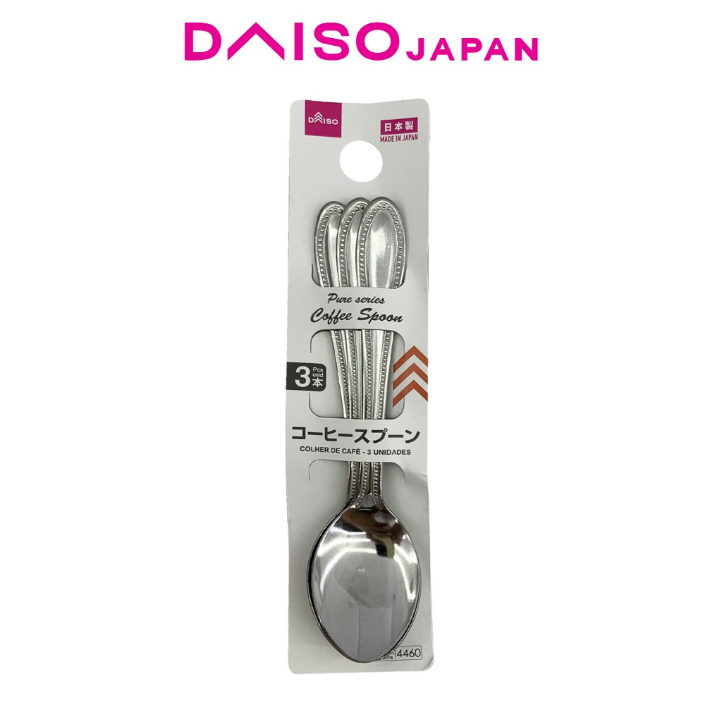 Daiso Pure Series Coffee Spoon (3pcs) | Shopee Philippines