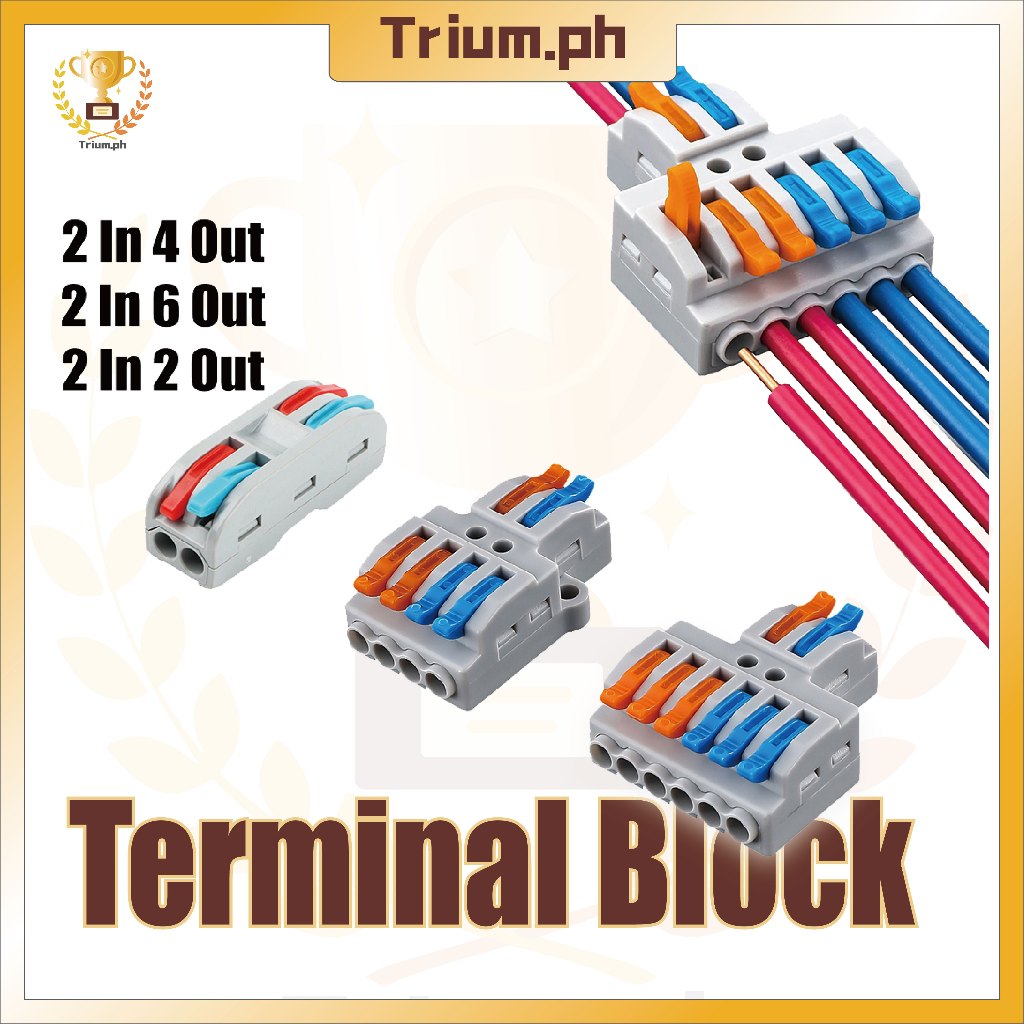 Quick Wire Terminal Connector Universal Wiring Cable Connector | Shopee ...