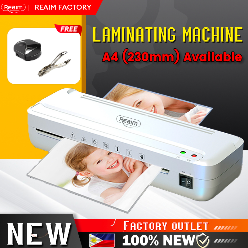 REAIM Laminating Machine A4 Size Laminator Machine 7 in 1 Hot & Cold ...
