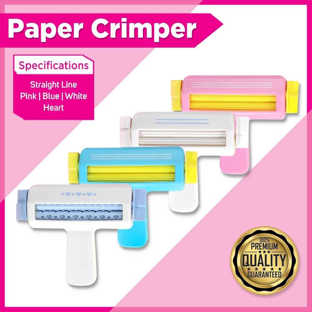 DIY Craft Paper Crimper Straight and Heart design | Shopee Philippines