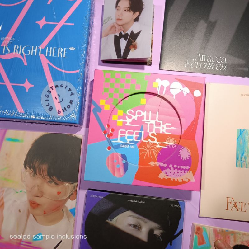 BINDER | FACE THE SUN ATTACCA CARAT BINDER UNSEALED | SEVENTEEN MERCH ...