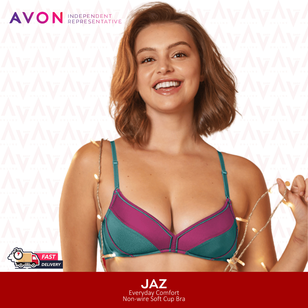 AVON Jaz Non-Wire Soft Cup Everyday Comfort Bra (Ica, Zia, Rae) | Shopee Philippines