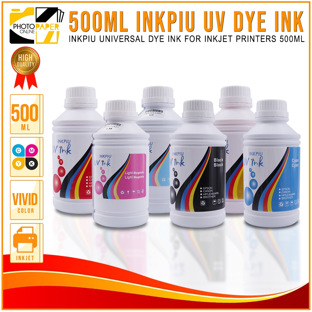 Inkpiu 500ML Universal UV Dye Ink for Inkjet Printers | Shopee Philippines