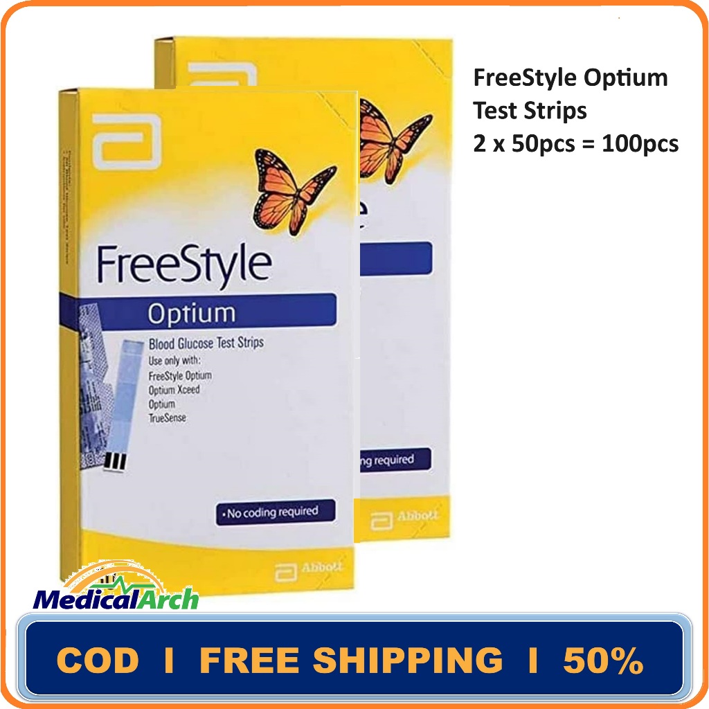 FreeStyle Optium Test Strips 50s (Out of Expiry) | Shopee Philippines