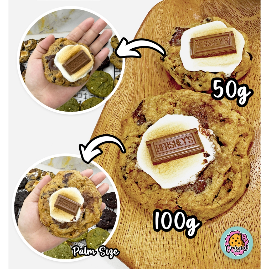 Hershey's S'mores - Box of 6/12 - 50g/100g - Soft, Chewy & Not Too ...
