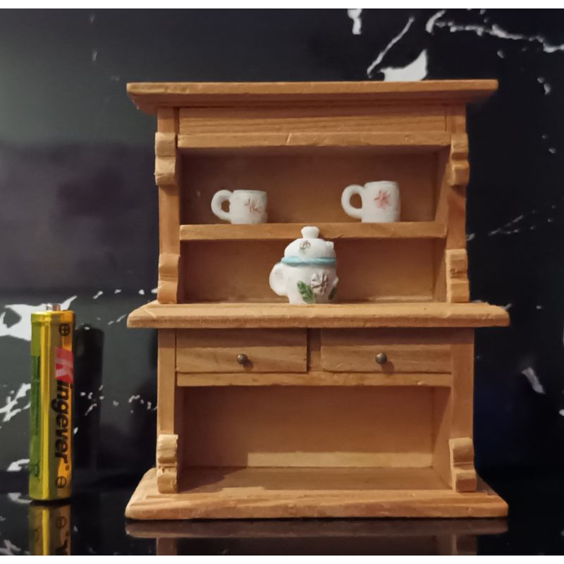 NOS Vintage Dollhouse Miniature Kitchen Store Wooden Display 1:12 Scale ...