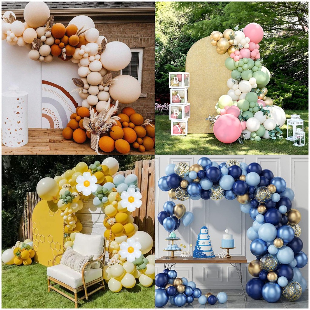 Hot selling birthday balloon set combination arch opening decoration ...