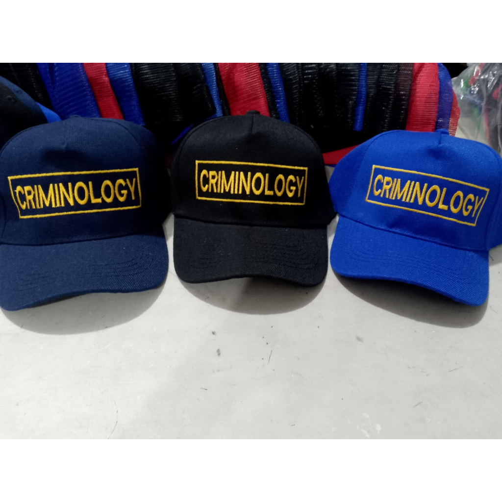 CRIMINOLOGY INTERN BASEBALL CAP TAHI/BURDA | Shopee Philippines