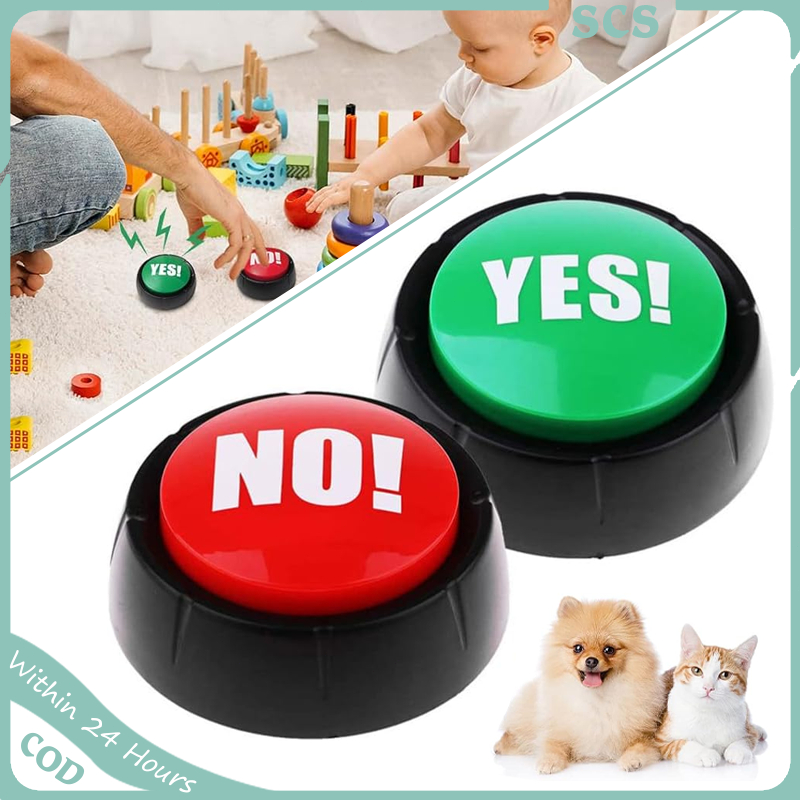 Yes Button and No Button with Sound Answer Buzzers Set for Game Show ...