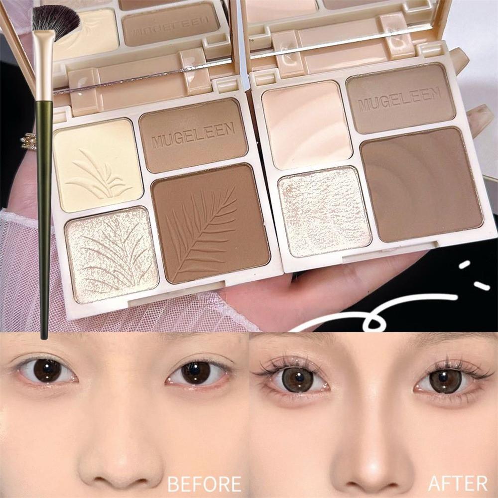 4 Colors Contouring Matte Lift Base Highlight Nose Shadow Contouring ...