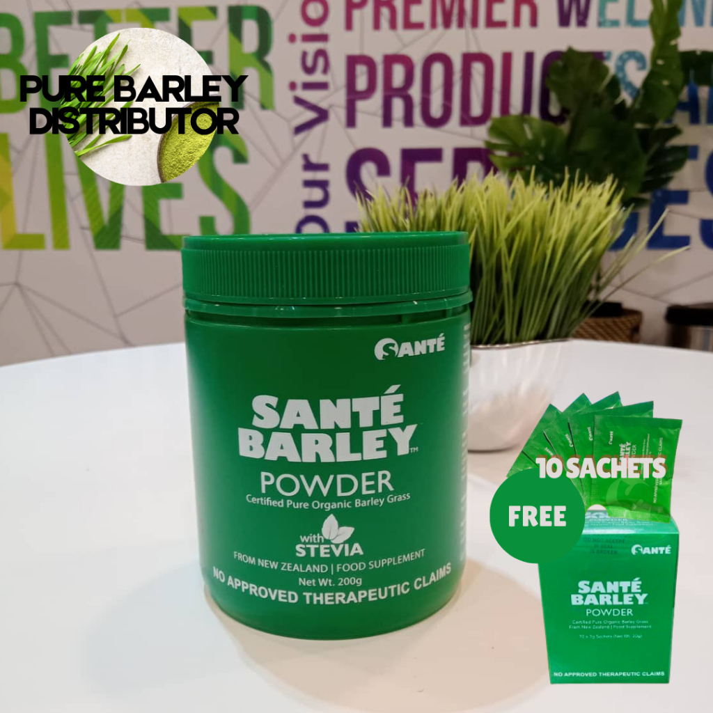 Sante Barley Stevia Certified Pure Organic Barley Grass from New ...