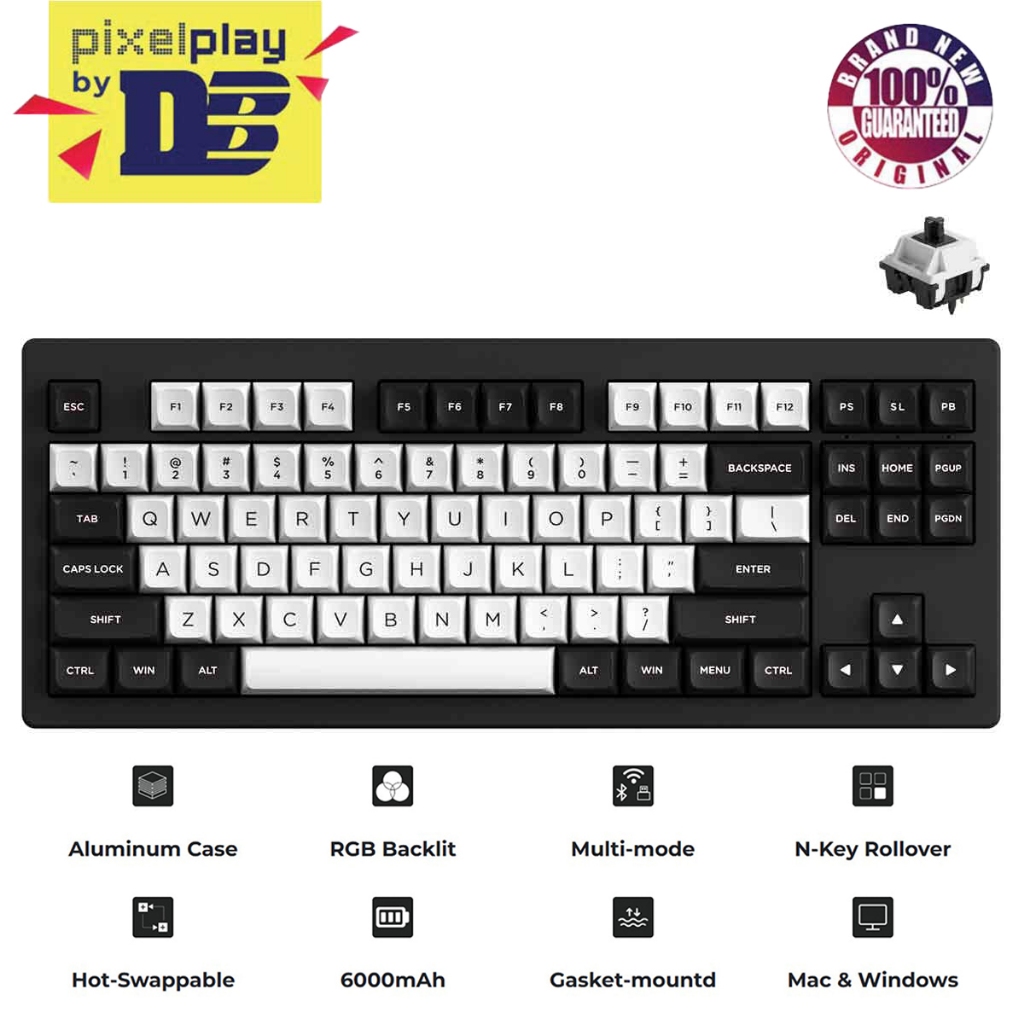 MonsGeek M3W V3 Aluminum Case Multi-Mode RGB Hot-Swappable Mechanical ...