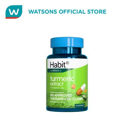 HABIT Turmeric Extract with Selenium + Zinc 45 capsules (Anti ...