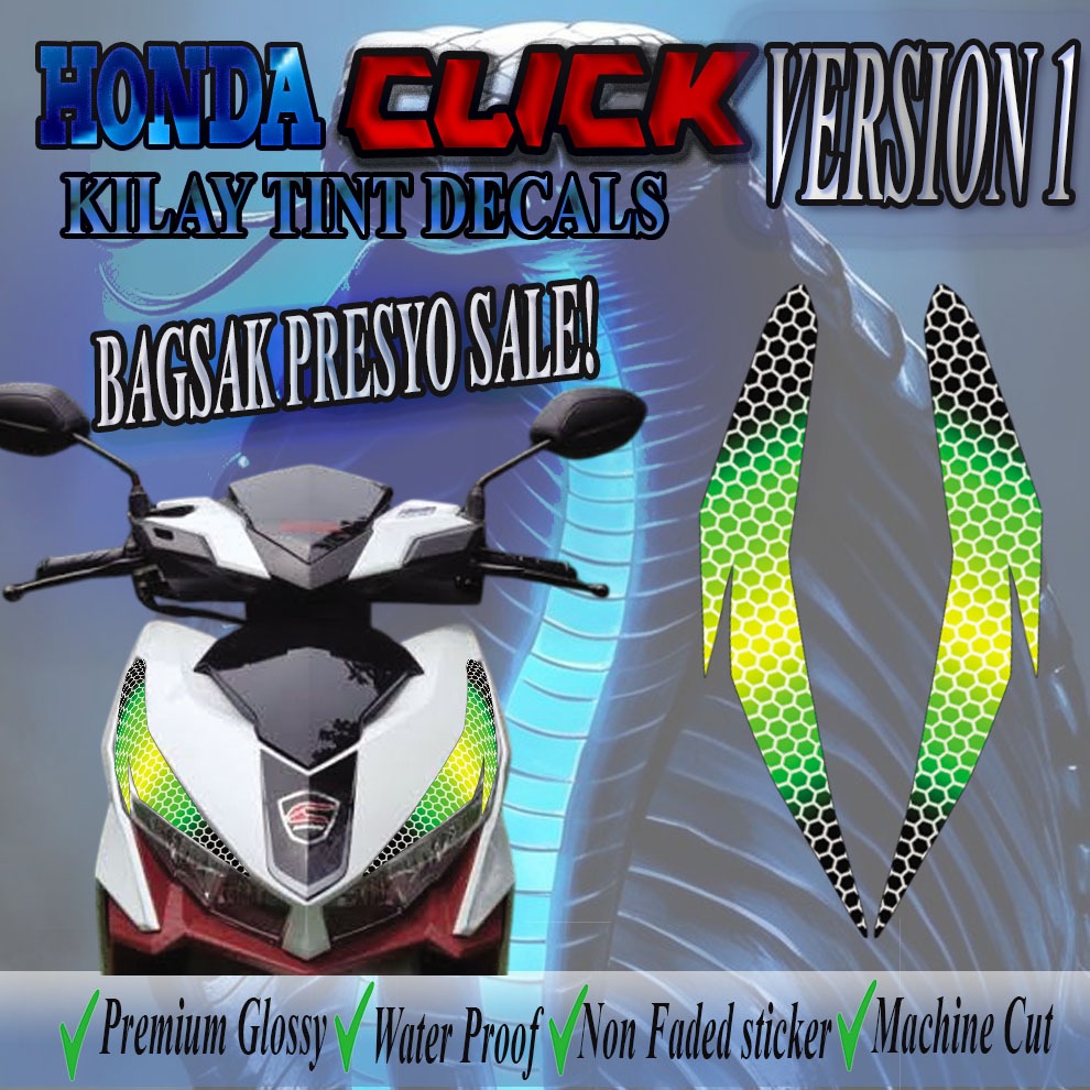 HONDA CLICK GRADIENT KILAY FOR V1 ONLY /HONDA CLICK V1 MOTORCYCLE ...