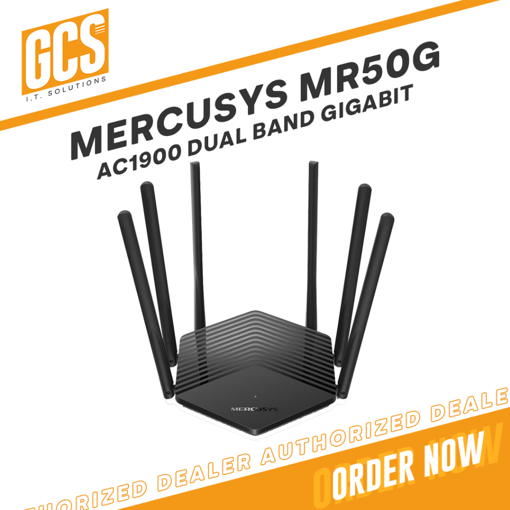Mercusys MR50G AC1900 Wireless Dual Band Gigabit Router | Shopee ...