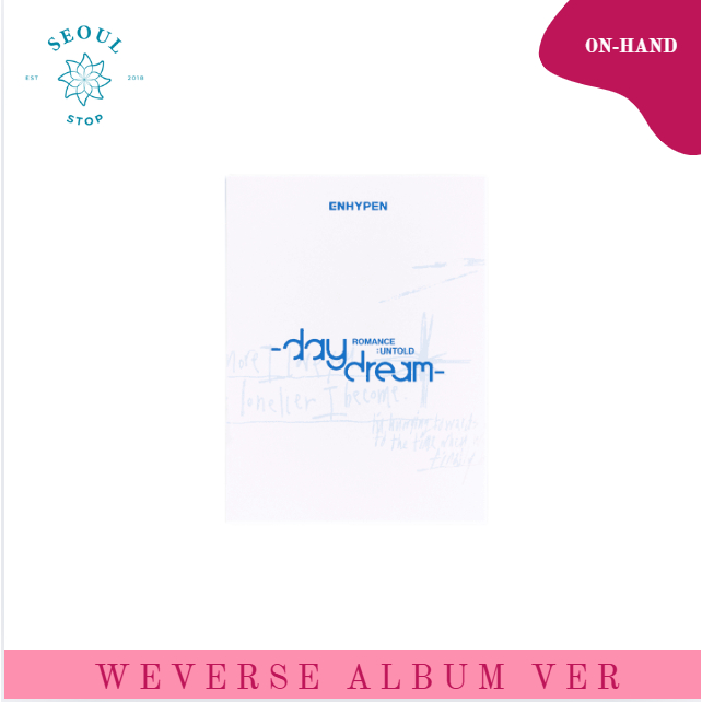 [ON-HAND] ENHYPEN - ROMANCE: UNTOLD 'DAYDREAM' WEVERSE ALBUMS VERSION ...