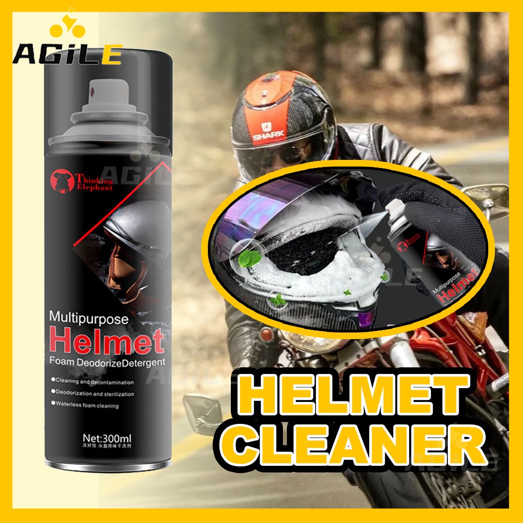 Helmet Cleaner Disinfecting Foam Spray 300ml | Shopee Philippines