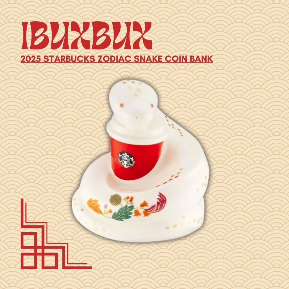 Starbucks Zodiac Snake Coin Bank 2025 | Shopee Philippines